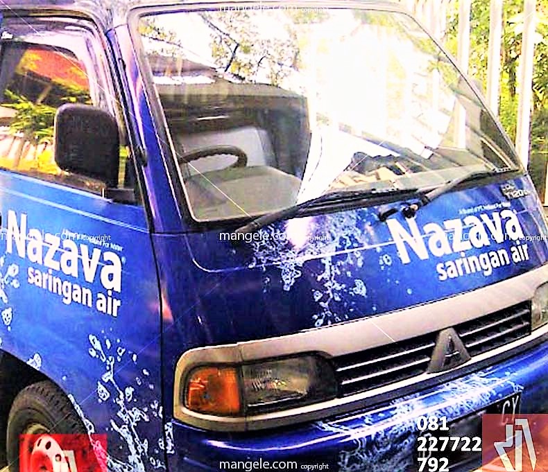 jasa branding stiker mobil box bandung | mangele sticker nazava ...